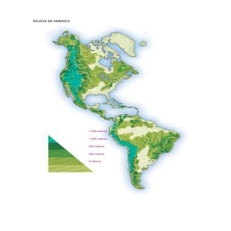 Relieve de america | DOCX
