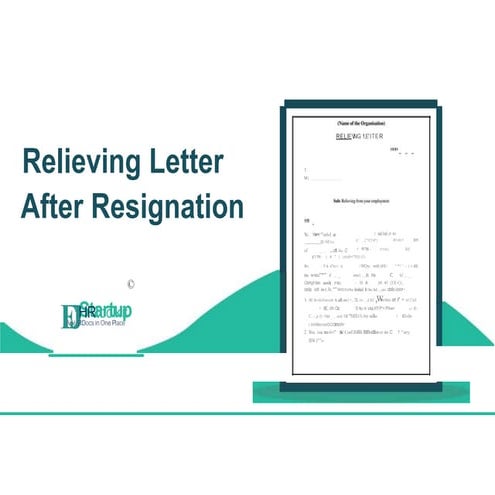 What is the format of a relieving letter? | PPT