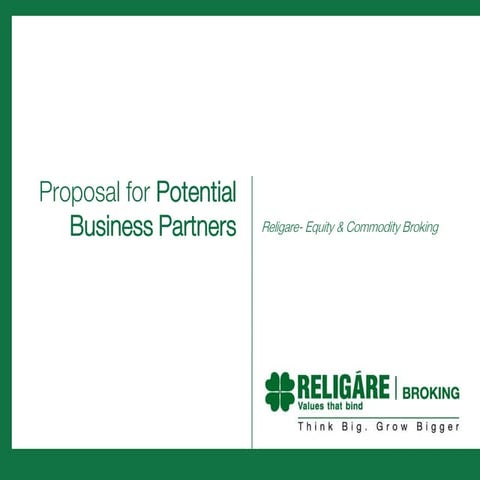 Religare Broking Investor Presentation | PDF