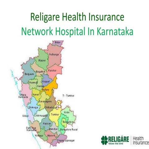 Religare Health Insurance- Network Hospital In Karnataka | PPTX