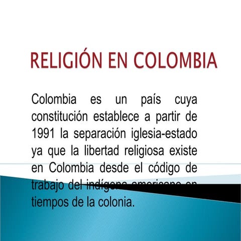 Religión en colombia | PPT