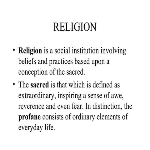 Religion | PPT