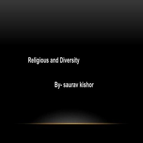 Unity in Diversity | PPTX