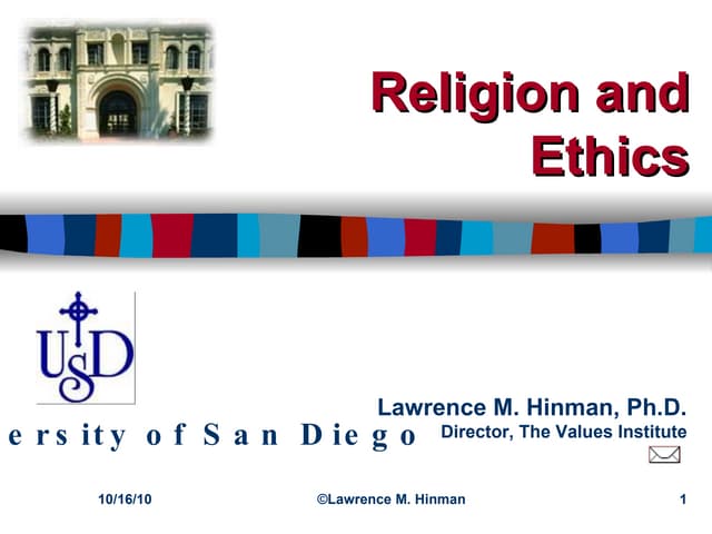 Religion and Ethics | PPT