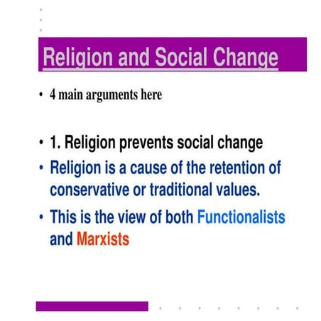 Religion And Social Change | PDF