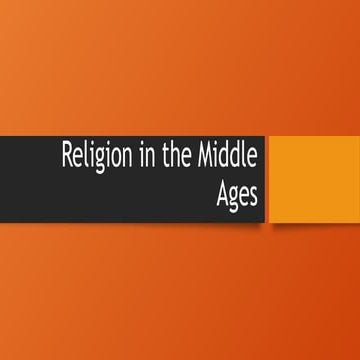 Religion in the Middle Ages.pptxpptpptppt | PPTX