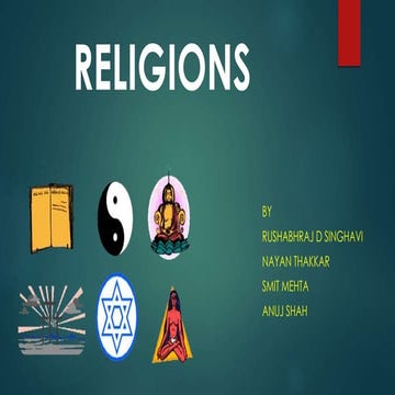 5 major world religions modified | PPT