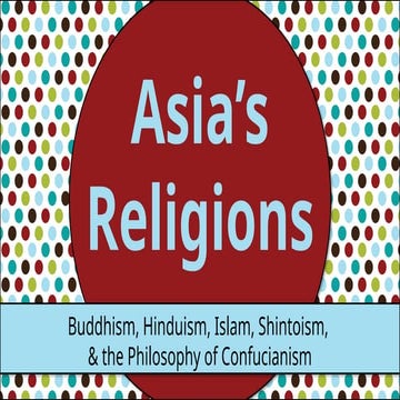 RELIGION OF ASIA (SOCIAL STUDIES VII) {for grade 7} | PPT