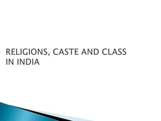 Caste system ppt | PPT