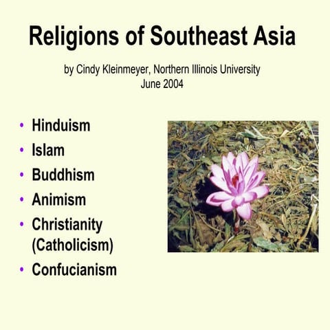 Religions of Southeast Asia | PDF