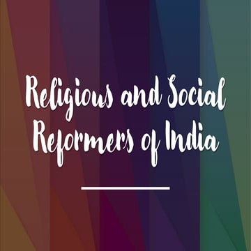 women caste and reform PPT | PPTX