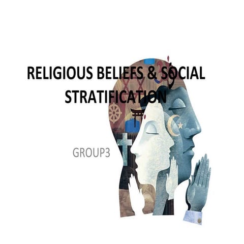 Religious Beliefs & Social Stratification | PPT