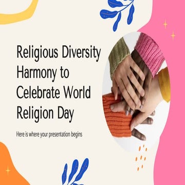 Religious Diversity Harmony to Celebrate World Religion Day by Slidesgo.pptx