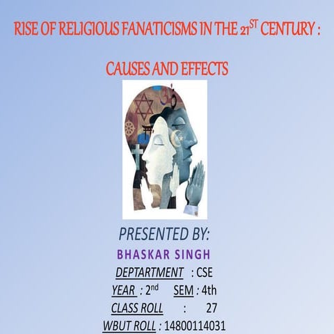 Religious fanaticisms | PPTX