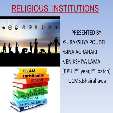 Religiousinstitutions 191029041041 | PDF | Christianity | Religion ...