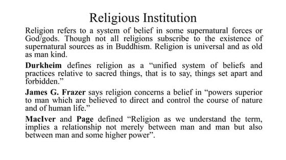 Lesson 1 understanding the nature of religion | PPT