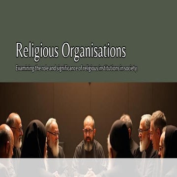 Religious Organisations and other religious things.ppt