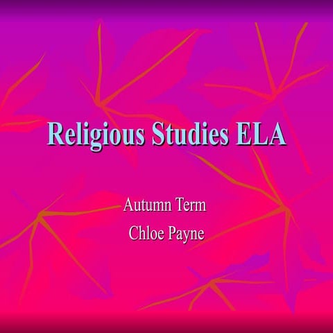 Religious studies | PPT | Hinduism | Religion & Spirituality