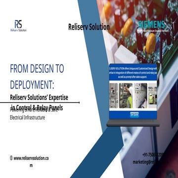 From Design to Deployment: Reliserv Solutions’ Expertise in Control ...