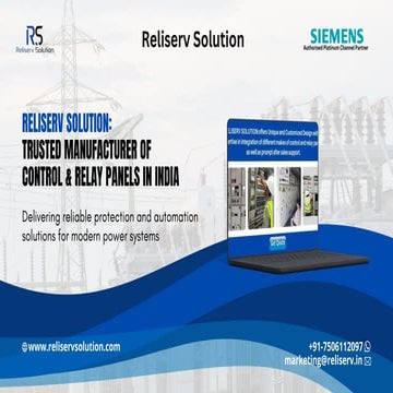 Reliserv Solution Trusted Manufacturer of Control & Relay Panels in ...