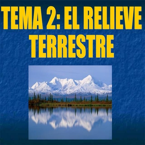 El relieve terrestre | PPT
