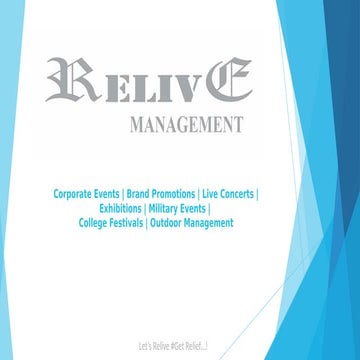 Relive management | PPT