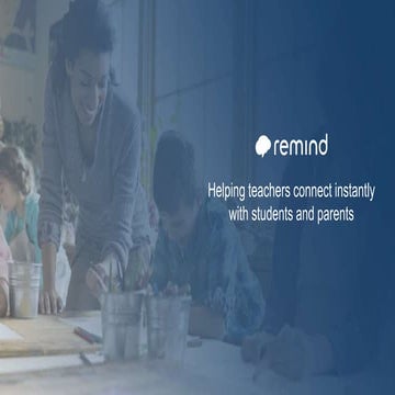 Getting started with Remind | PPTX