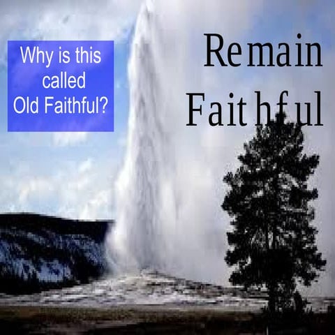 Remain faithful | PPT