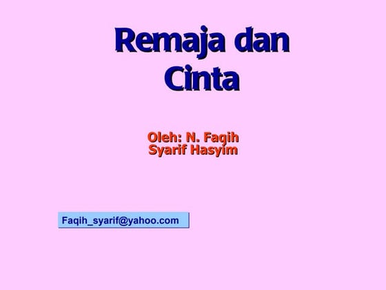 Pergaulan remaja yang islami | PPT