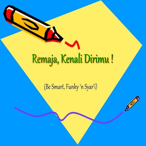 Remaja, Kenali Dirimu !.ppt