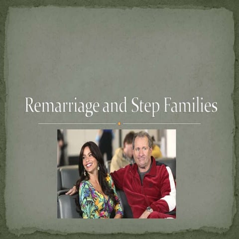 HHS 4M1 - Remarriage and Stepfamilies | PPT