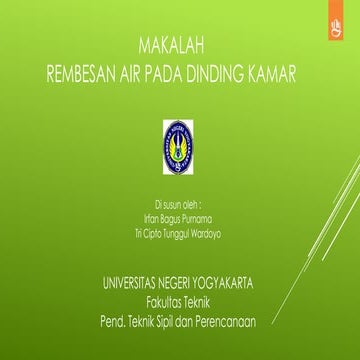 Rembesan air | PDF