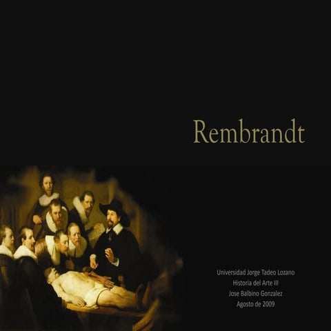 Rembrandt Van Rijn | PPS