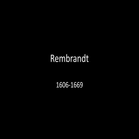 Rembrandt | PPTX