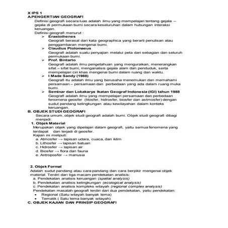 Remed geografi x ips | PDF