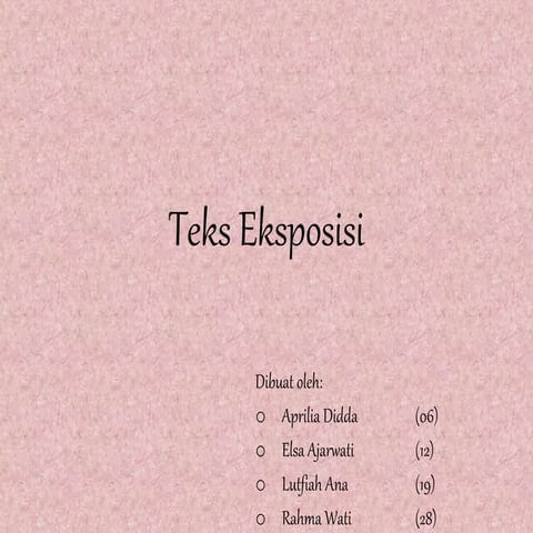 Teks Eksposisi | PPTX