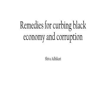 Remedies for curbing black economy and corruption.pdf