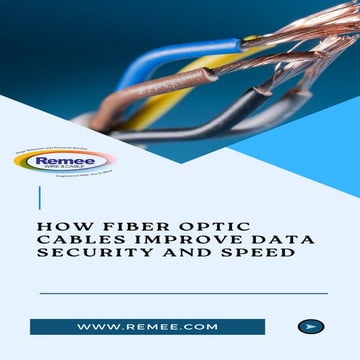 How Fiber Optic Cables Improve Data Security and Speed | PDF