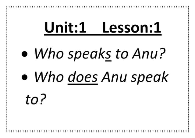 P3 Oral Handout | PPT