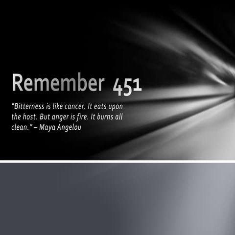 Remember 451 | PPTX