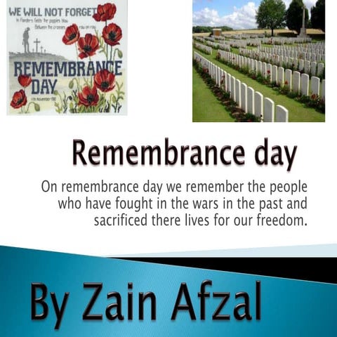 Remembrance day | PPTX