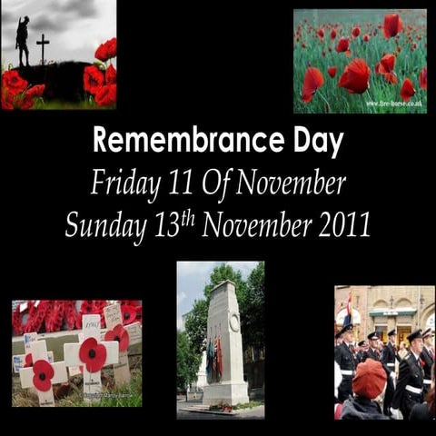 Remembrance day | PPTX
