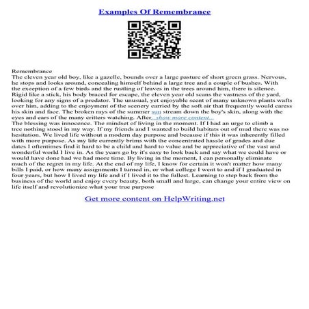 Remembrance Day Essay | PDF