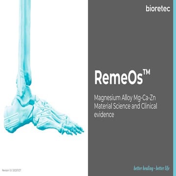 RemeOs science and clinical evidence | PDF