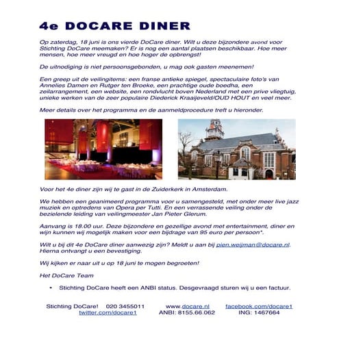 Reminder DoCare dinner | PDF
