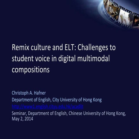 Remix culture and elt ss | PPTX