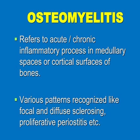 Osteomyelitis of jaw | PPTX