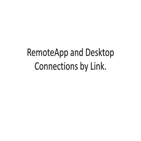How to Enable Windows Remote Desktop Connection | PPTX
