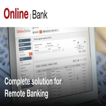 Remote banking 2015 | PDF
