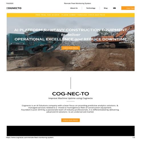 Equipment Remote Fleet Monitoring System | PDF